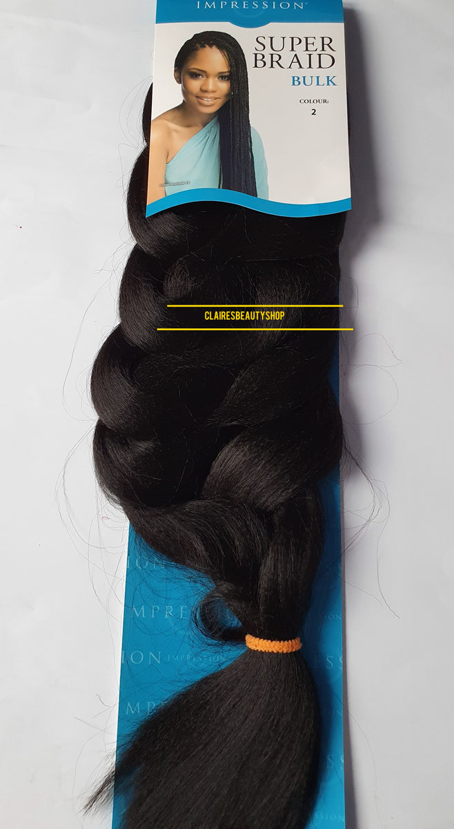 Impression super braids, Ultra braiding hair extensions – Claires ...